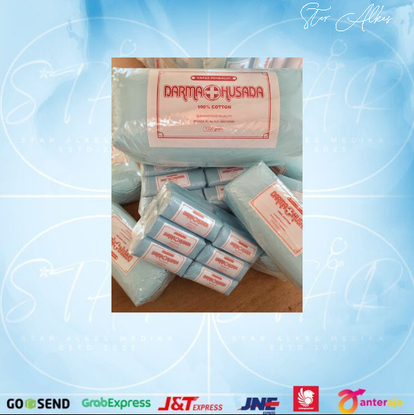 Dharma Husada Kapas (25G) (50G) (100G) (250G) (1000G) - Star Alkes Medika