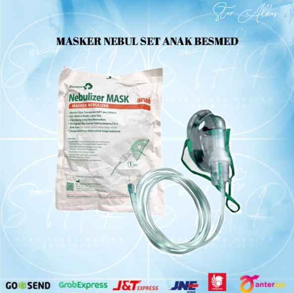 Masker Nebulizer set Anak BesMed I Masker Nebul Anak For Child - Star ...
