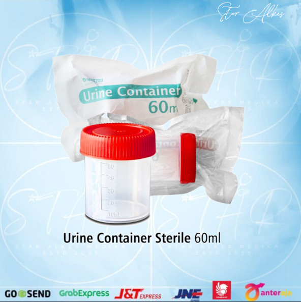 Urine Container Steril OneMed 60ml - Star Alkes Medika